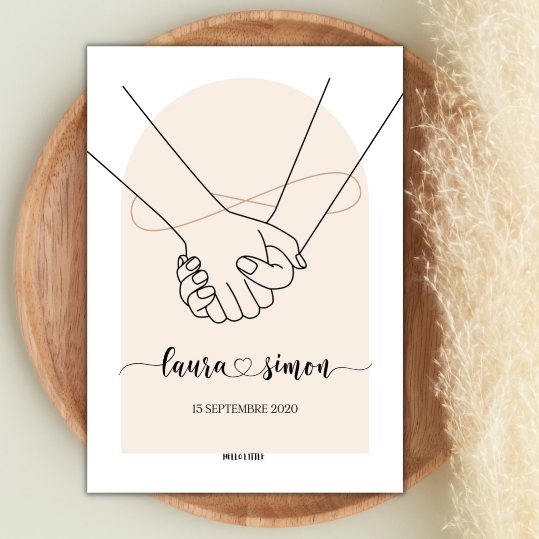 Affiche Couple - À l'infini - Couple - HELLO BLOOM