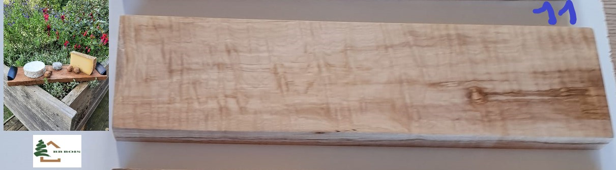 Planche apéro fromage érable sycomore bp11 - Bois accessoires de la ...
