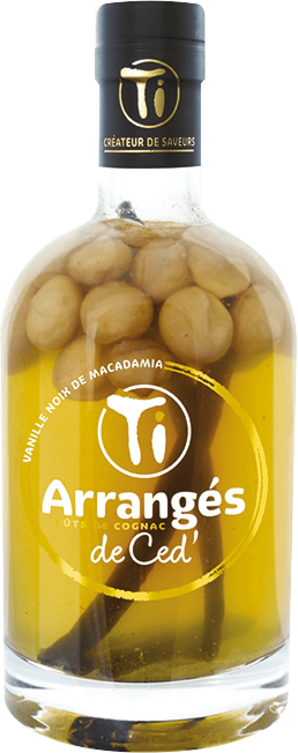 Ti Arrangés de Ced’ Vanille - Noix de Macadamia 32° 70cl - Alcools ...
