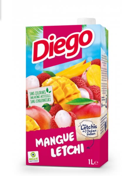 Jus de mangue letchi Diego 1l - Boisson/boisson antillaise & Jus antillais - Saveurs Exotic972