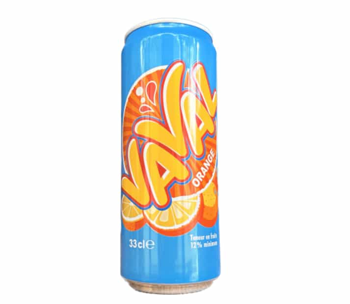 Vaval orange canette 33cl - Boissons Antillaises/Jus antillais ...