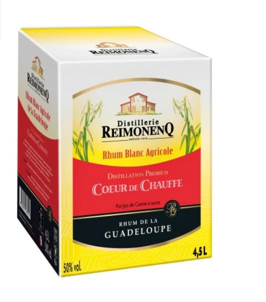 Rhum Reimonenq blanc Cubi Cœur de Chauffe 4.5l 50° - Alcool/Cubi de ...