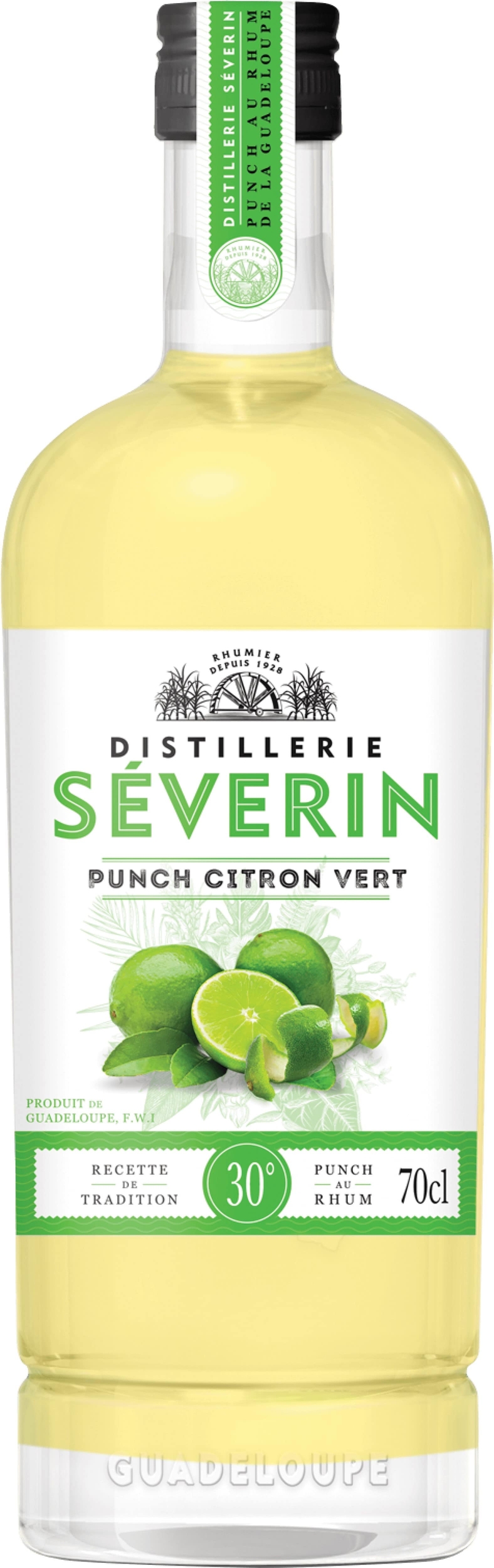Punch Citron Vert Séverin 70cl - Alcool Antillais/Rhums arrangés ...