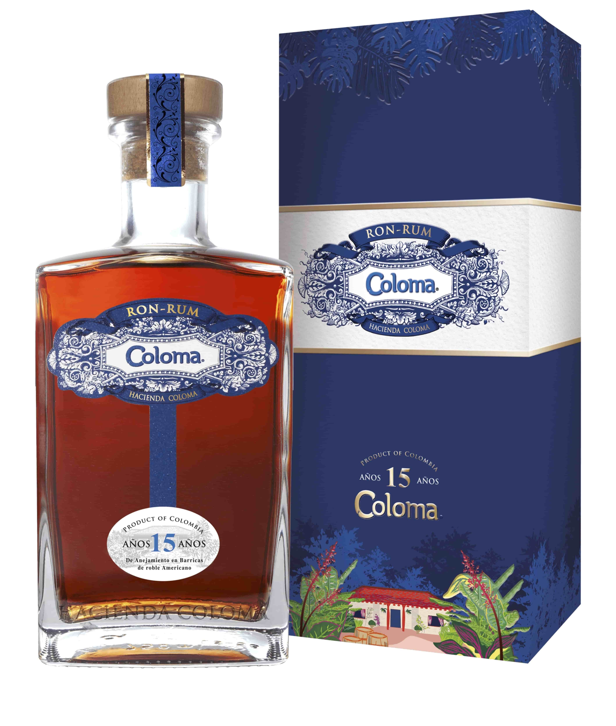 Rhum Coloma 15ans 70cl 40° - Rhums vieux/Rhum Coloma - Saveurs Exotic972