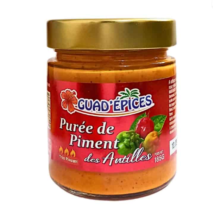 Purée de Piment Antillais Guad'epices 185g - Epicerie Salée/Purée de ...