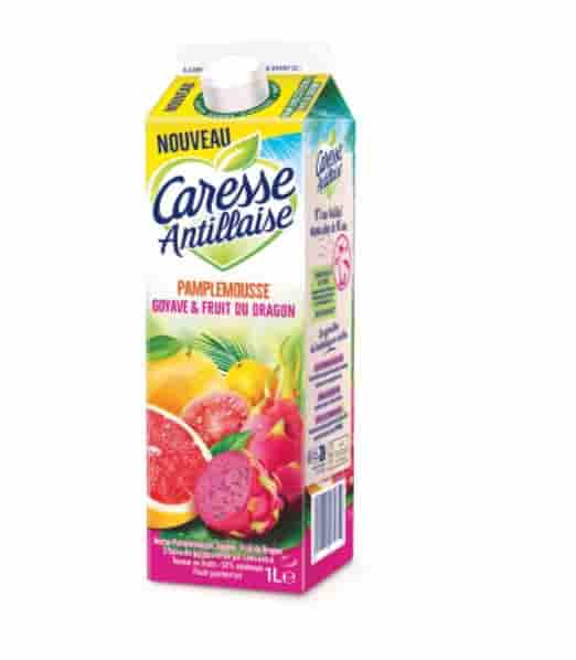Caresse Antillaise Pamplemousse Goyave et Fruit du Dragon 1l - Boisson ...