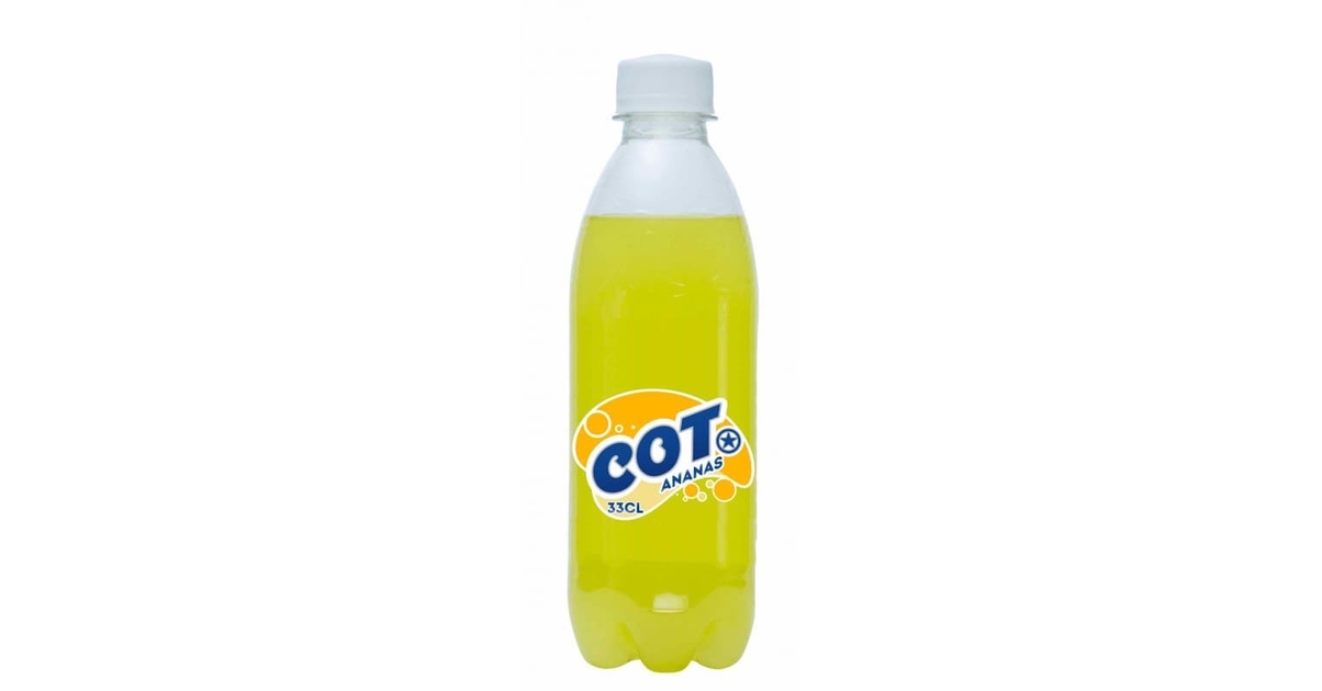 Limonade Cot Ananas 33cl - Boissons Antillaises/Cot boisson - Saveurs ...