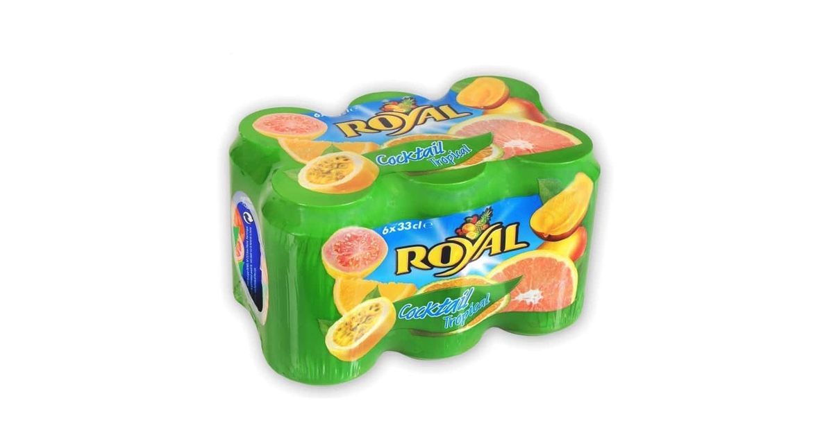 Nectar Tropical Royal canette 6x33cl - Boissons Antillaises/Jus ...