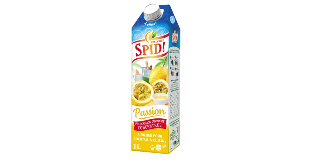 Jus Concentré passion Spid 1l - Boissons Antillaises/Jus antillais ...