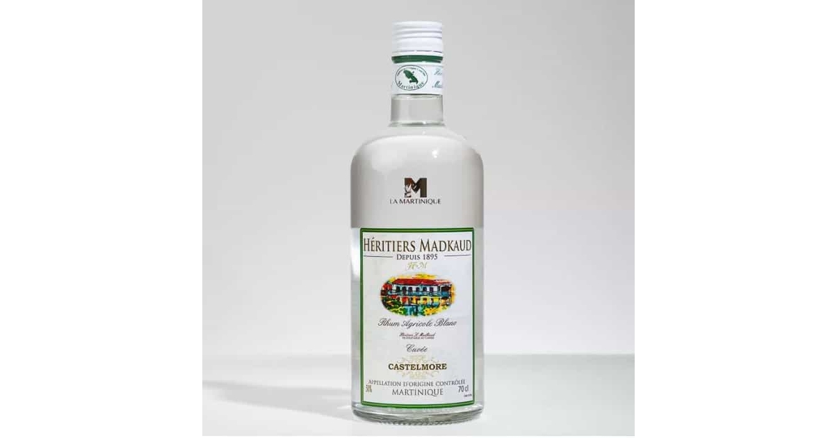 Rhum héritiers Madkaud blanc Cuvée Castelmore 70cl 50° - Rhums Blancs ...