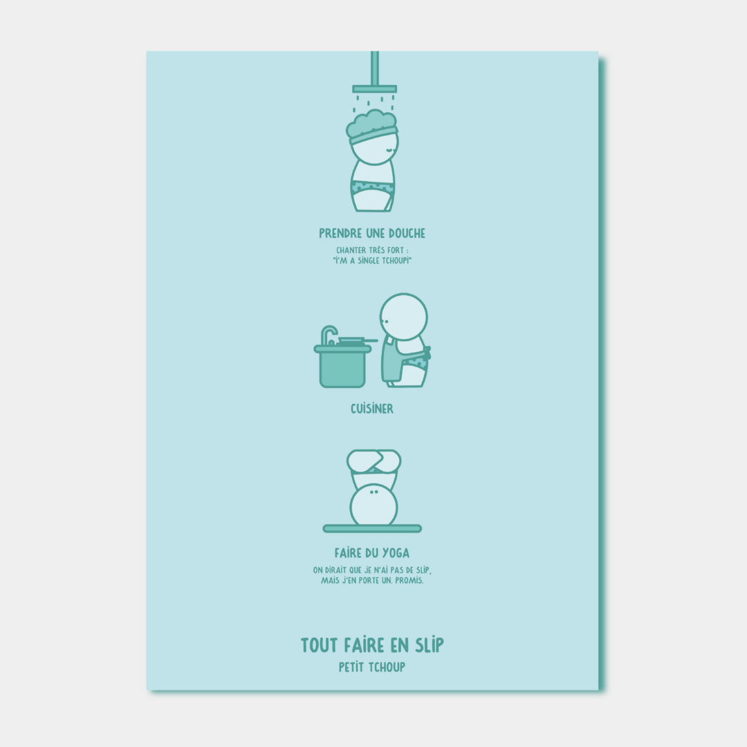 SLIP TIGHT - AFFICHES - petit-tchoup