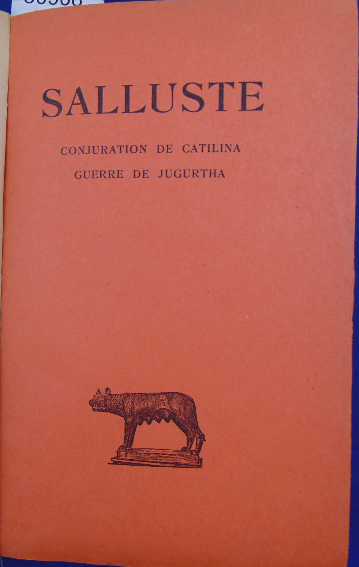 Salluste : Conjuration de Catilina. La Guerre de Jugurtha ... - D470 ...
