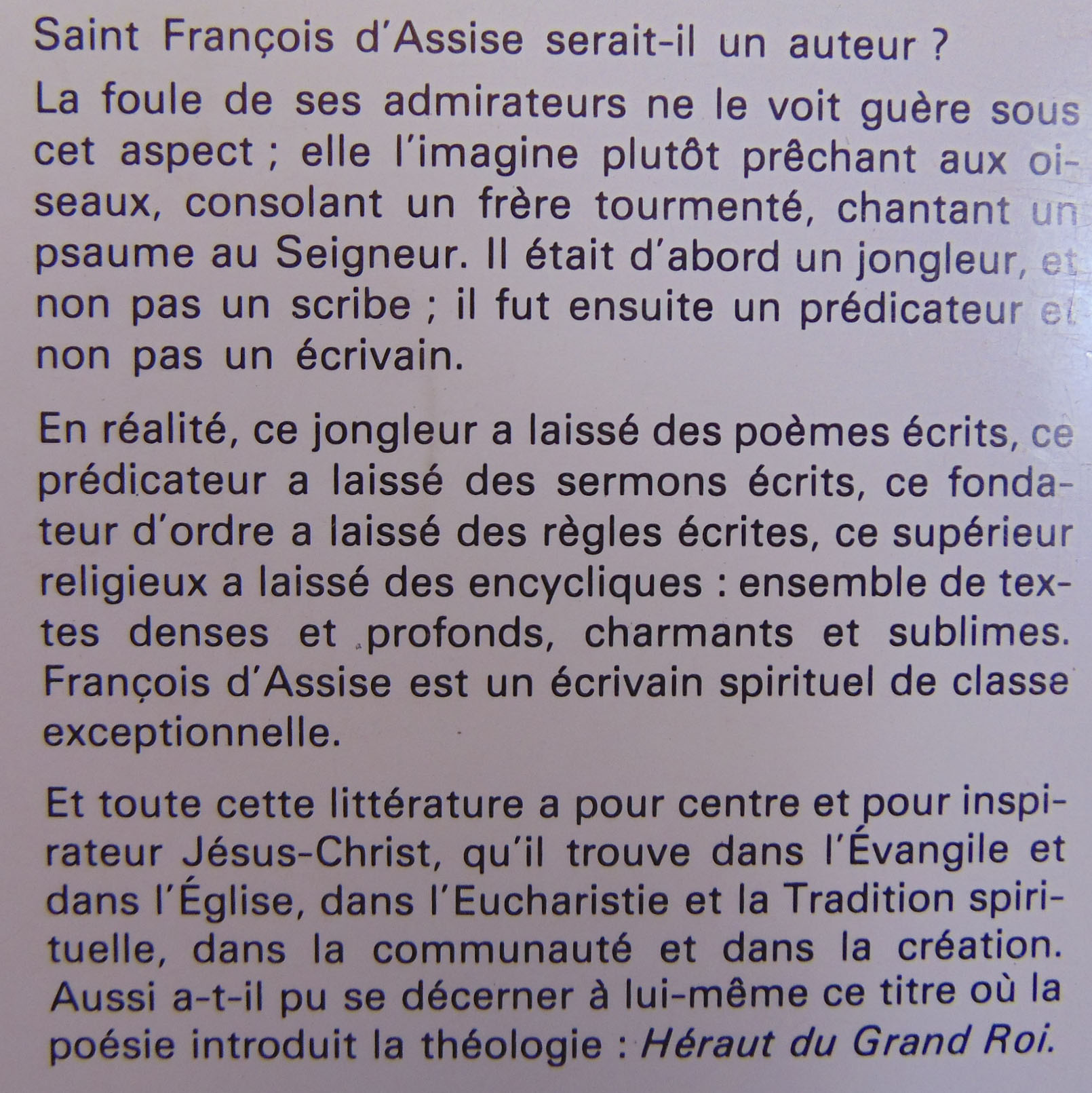 Gobry : Saint François d'Assise. Le héraut du grand roi... - D270 ...