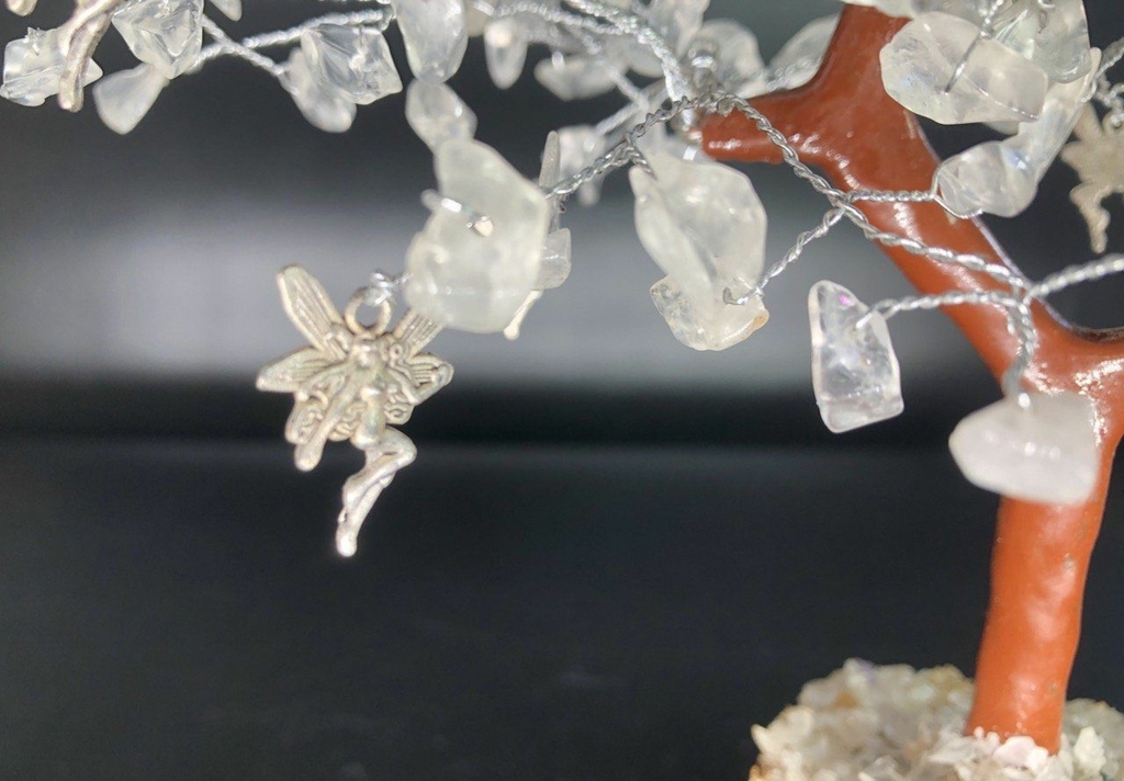 Arbre du Bonheur Cristal de Roche - Fée - 160 pièces - Minéraux