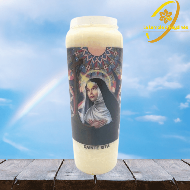 Bougie de Neuvaine - Sainte Rita - 9 jours