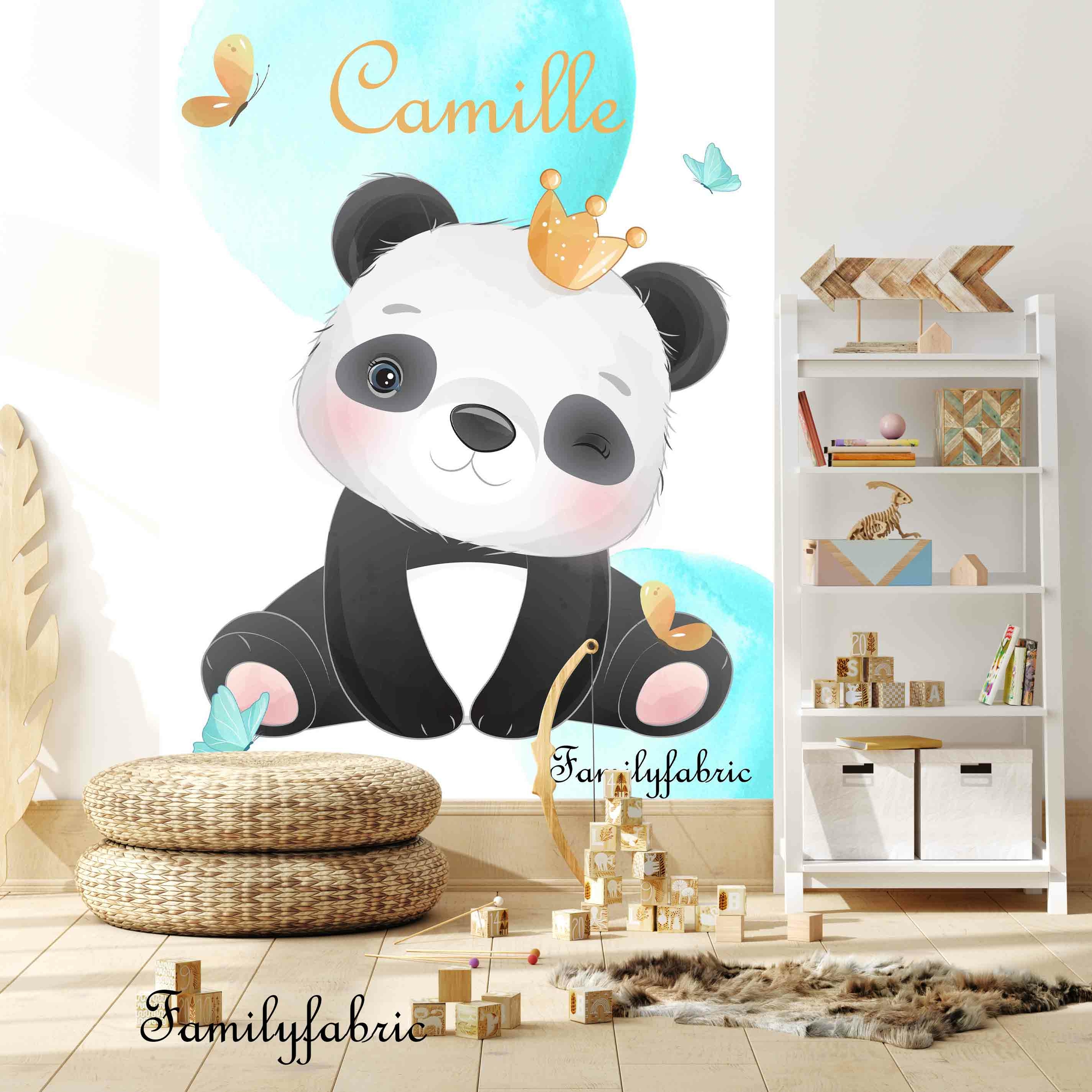 Papier Peint Panoramique Panda Prince - Papier Peint Panoramique Enfant ...