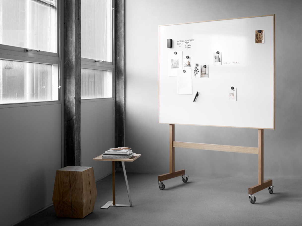 Tableau magnétique en verre et paperboard design pour bureau - Kollori.com