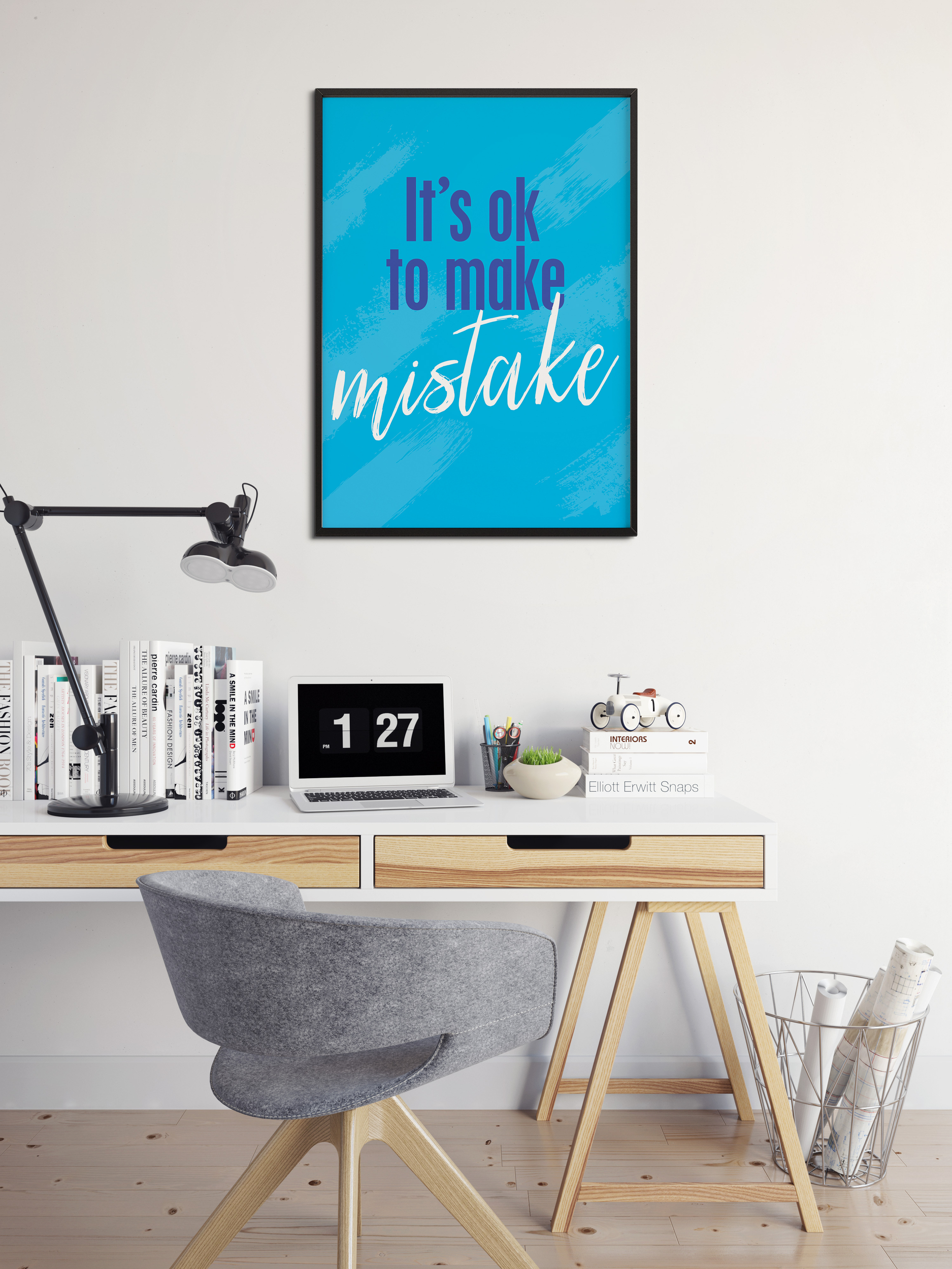 Affiche "It's ok to make mistake" - Accessoires Décorations/Affiches de ...