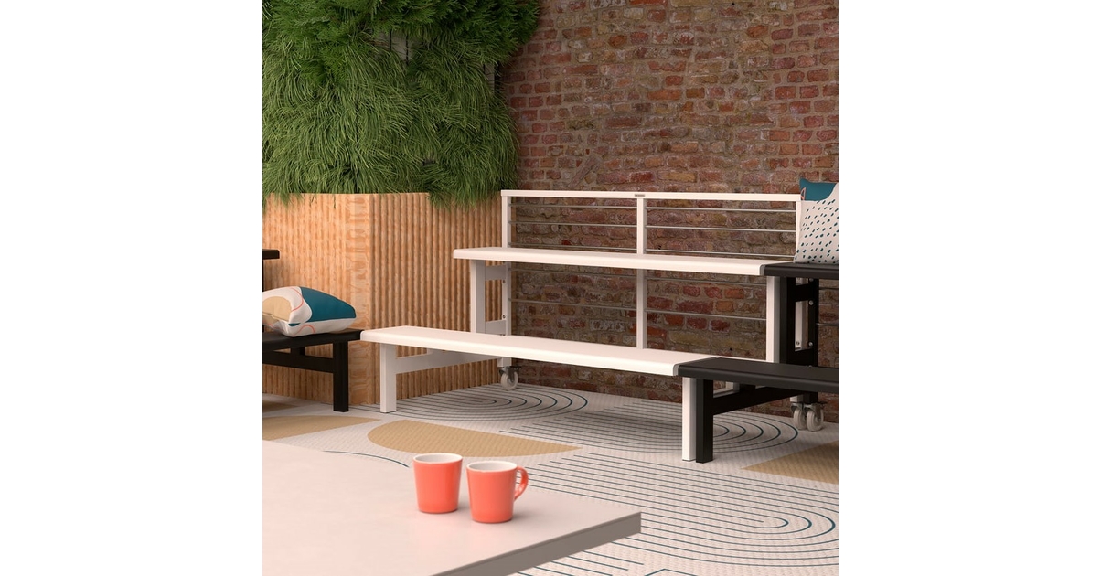 Gradins mobiles en acier pour retrouver toute l'énergie du sport