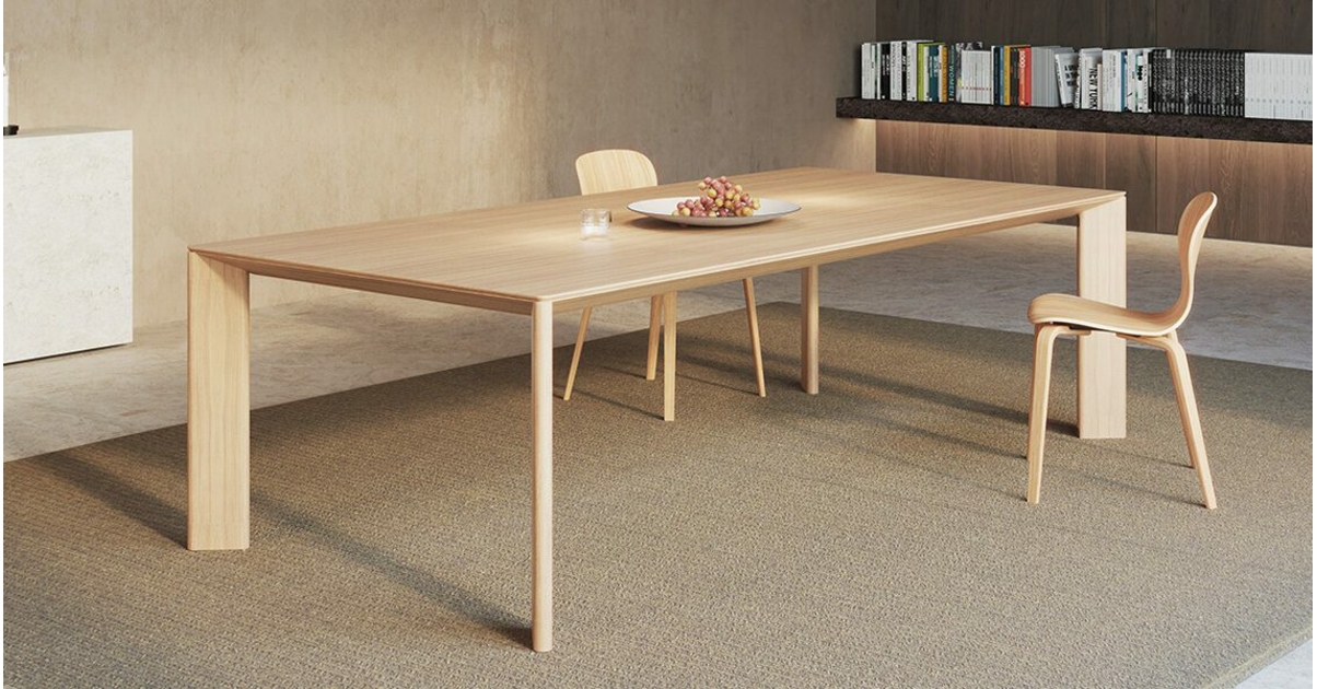 Table de conférence en bois massif pour 8 à 10 personnes - Kollori.com