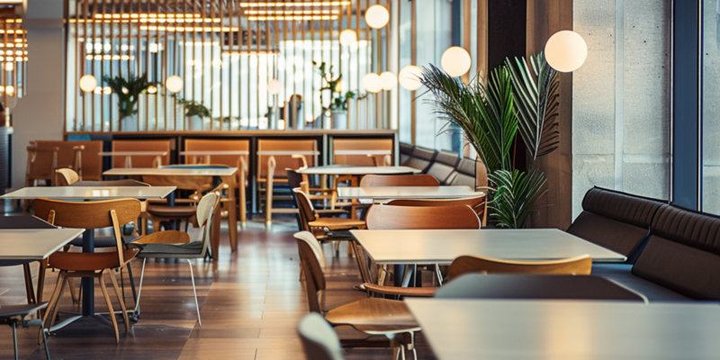 Table de cafétéria et Mobilier pour restaurant d'entreprise - Kollori.com