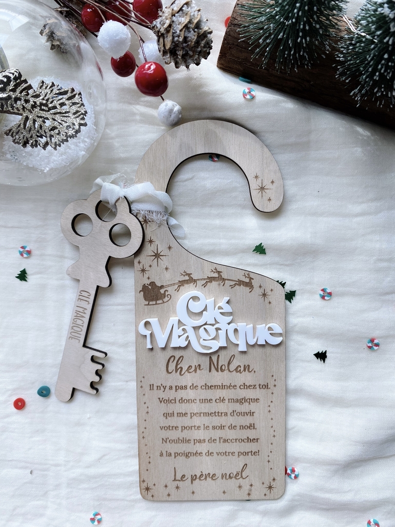 Clé magique du père Noël - Fêtes/Noël - comete-custom