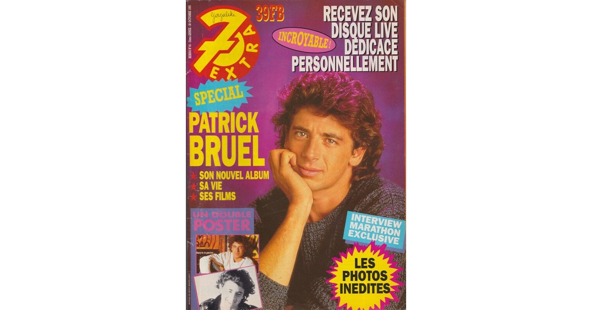 #7 EXTRA - 1991/44 PATRICK BRUEL PIERRE RAPSAT ROLLING STONES JOHNNY ...
