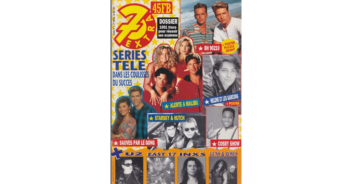 #7 EXTRA - 1993/21 DAVID HASSELHOFF INXS GUNS N'ROSES EAST 17 U2 ...