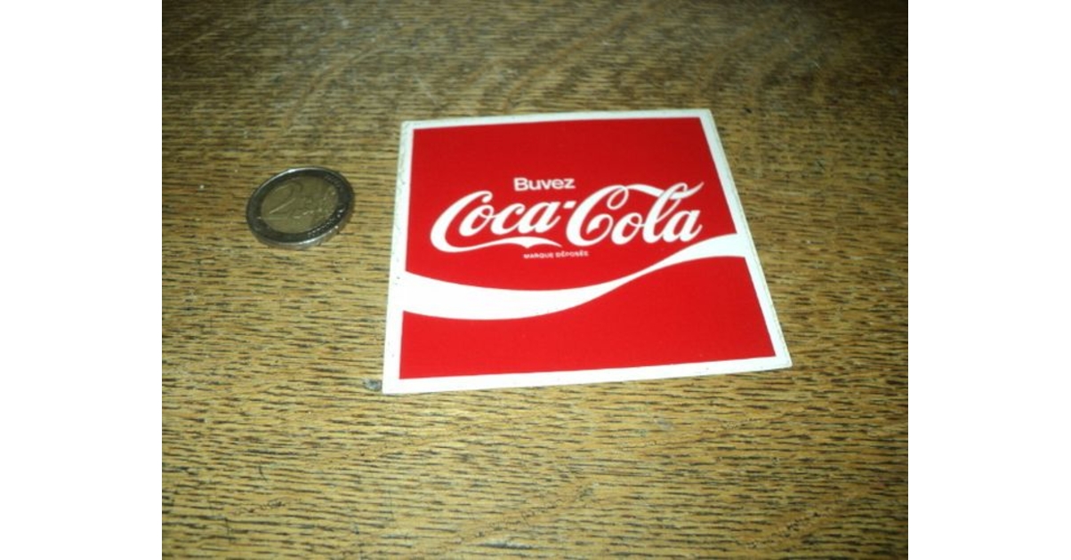 AUTOCOLLANT COCA COLA - Divers - byk-bazar