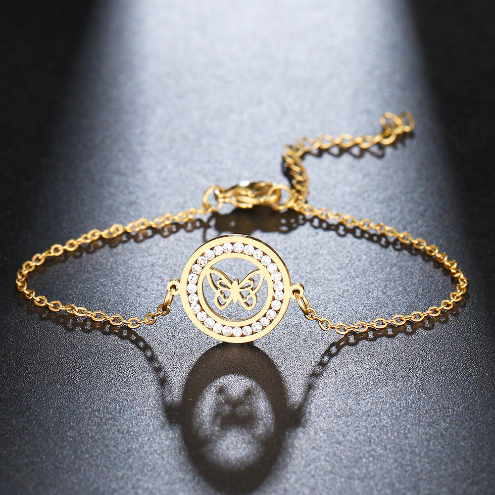 Bracelets en acier inoxydable pour femme - Olympe-bijoux