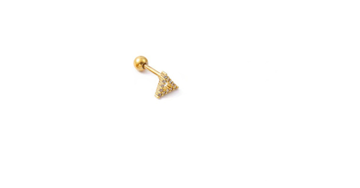 Piercing mini Triangle - Puces et mono-boucles - olympe-bijoux