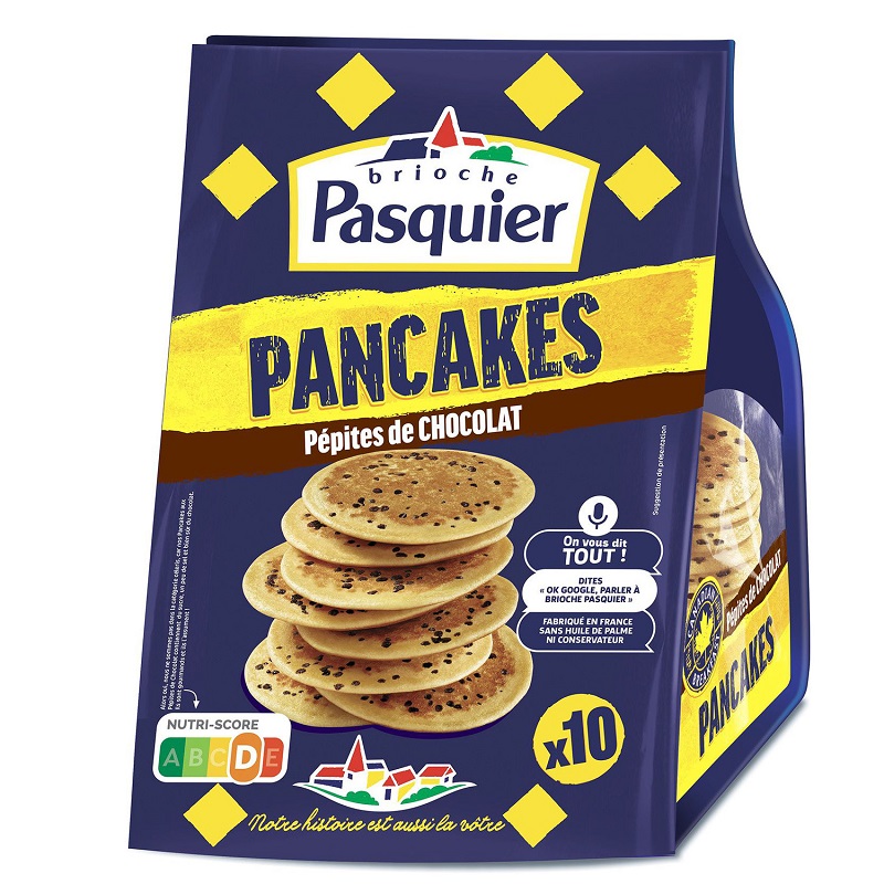 PASQUIER - PANCAKES AUX PEPITES DE CHOCOLAT 350g - Petit-Déjeuner/Pain ...