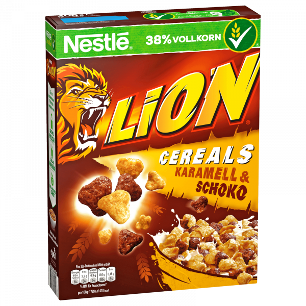 NESTLE - CEREALES CARAMEL CHOCOLAT LION 400g - Petit-Déjeuner/Céréales ...