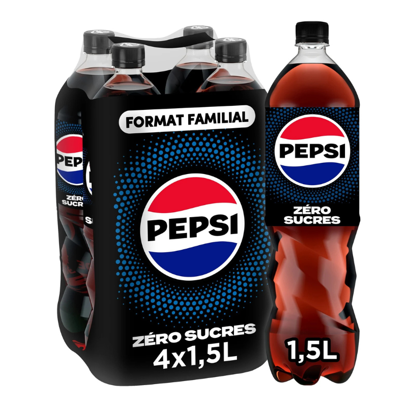 PEPSI - SANS SUCRE Pack de 4 bouteilles de 150cl - Sirops, Boissons ...