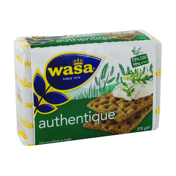 WASA - TARTINES CROUSTILLANTES AUTHENTIQUE AU SEIGLE 275g - Petit ...