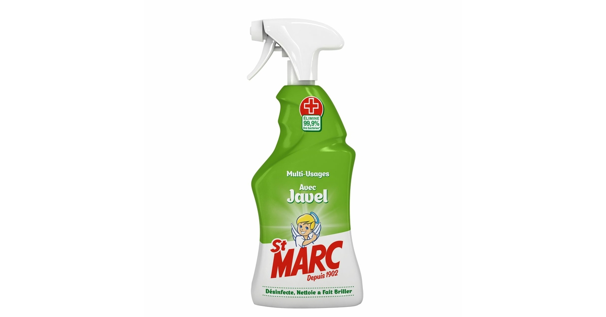ST MARC - NETTOYANT MULTI-USAGE AVEC JAVEL Spray de 500ml - Entretien ...