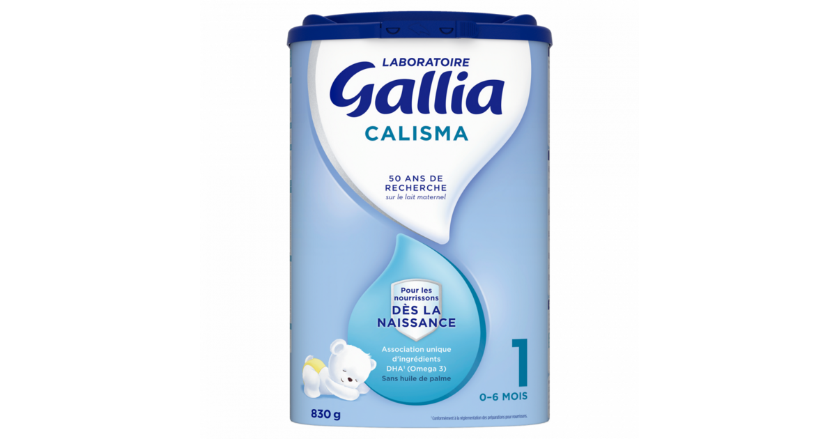 GALLIA - LAIT EN POUDRE CALISMA 1 1er AGE Boite de 830g - Laits et ...