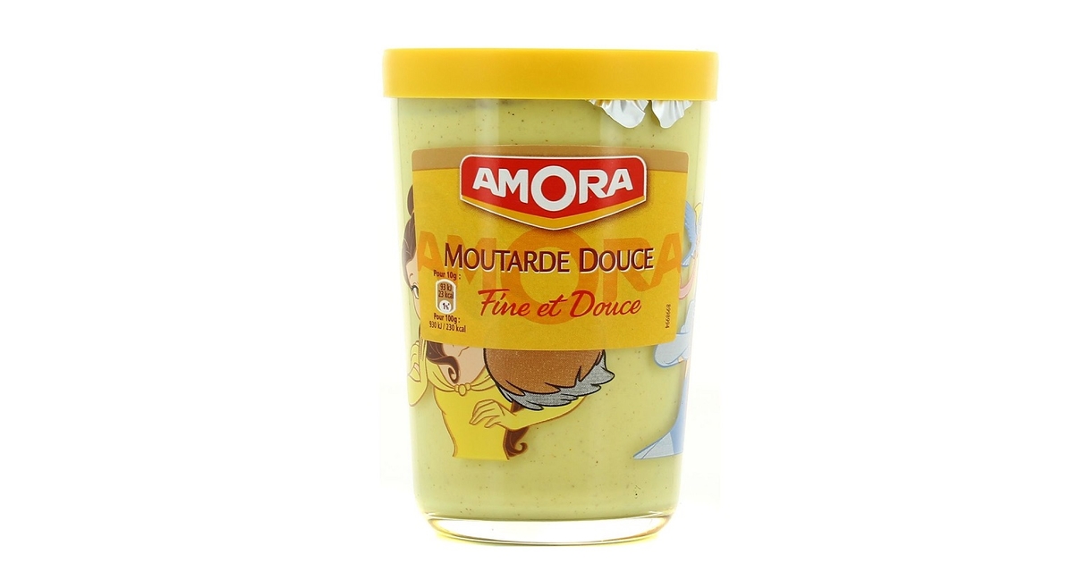 AMORA - MOUTARDE FINE ET DOUCE Pot de 190g, 260g ou 435g - Huiles ...