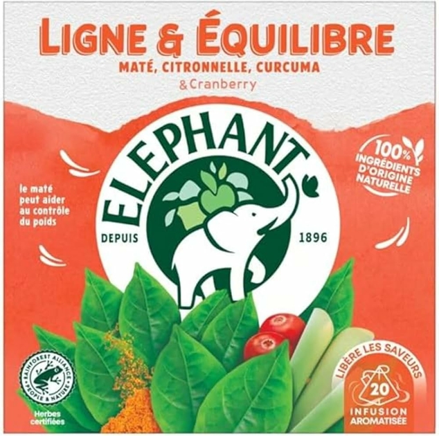 ELEPHANT - INFUSION LIGNE ET EQUILIBRE 20 sachets - Thé et Infusions ...