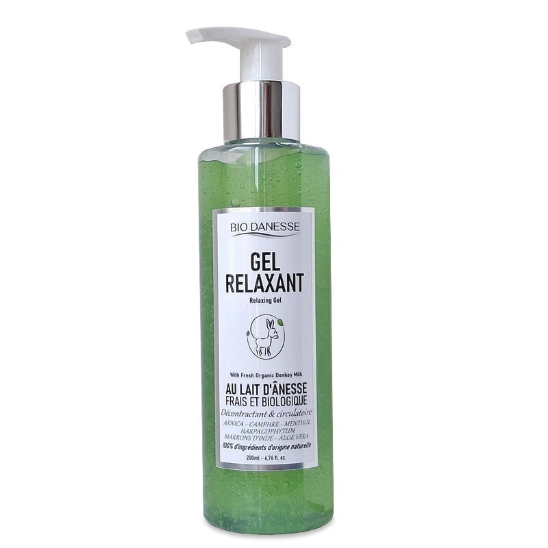 Gel relaxant au lait d'ânesse bio - SOINS CORPS - gel relaxant