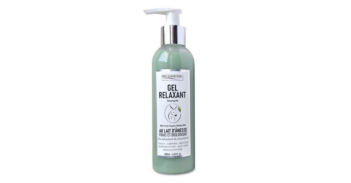 Gel relaxant au lait d'ânesse bio - SOINS CORPS - gel relaxant