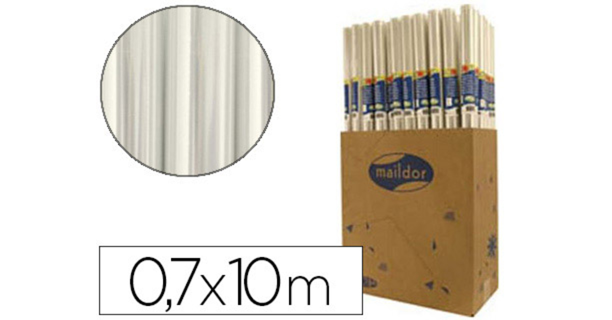 FILM FLEURISTE TRANSPARENT 10x0.7m - Papiers cadeaux - Buroweb.fr
