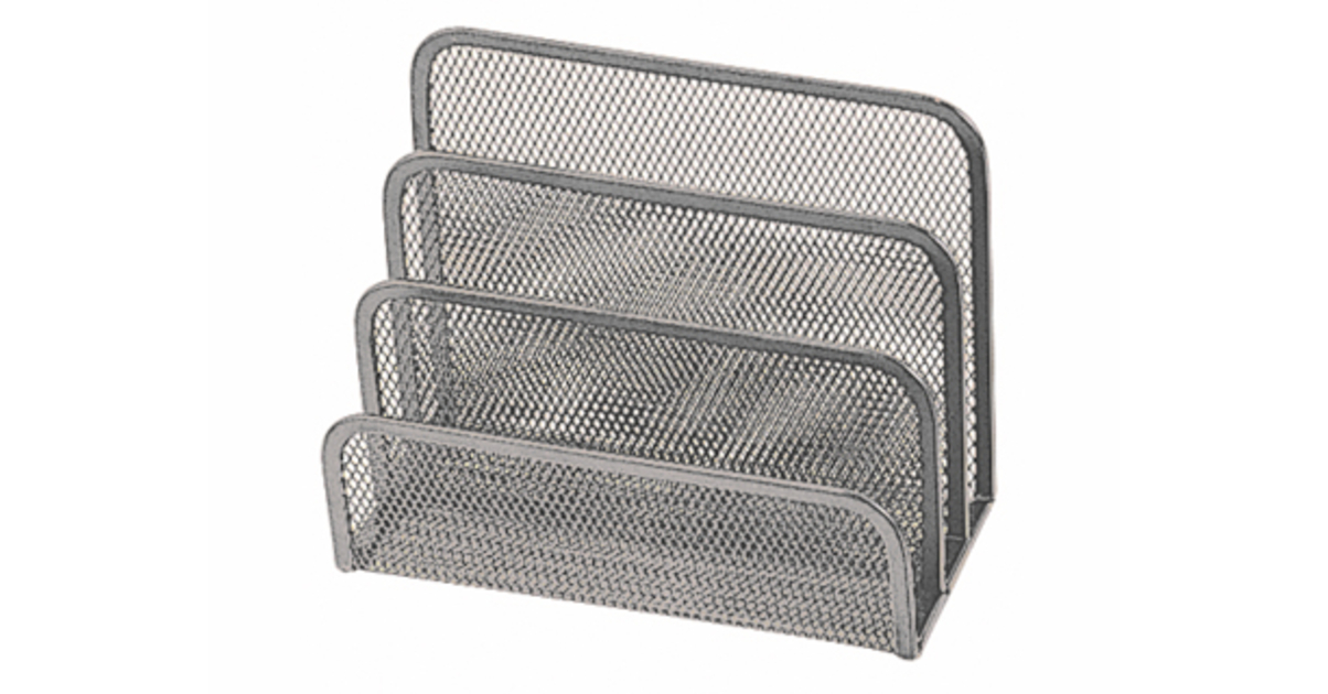 TRIEUR A ENVELOPPES MÉTAL GRIS - Organisateur & Serre-livres - Buroweb.fr