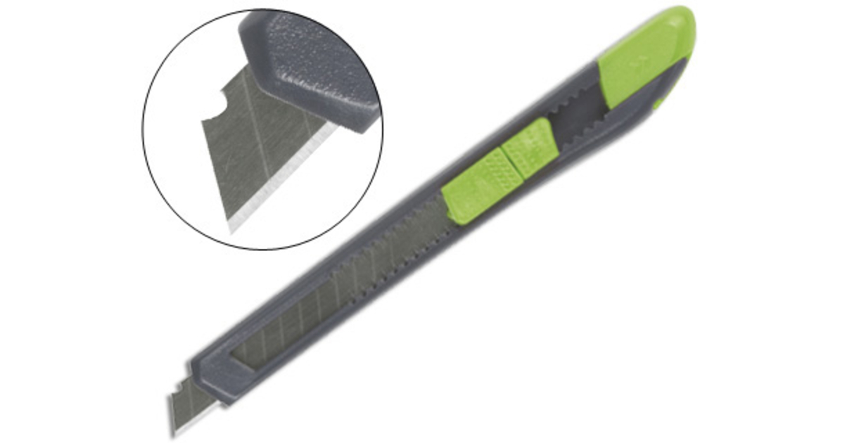 CUTTER PLASTIQUE 9MM - Cutters & Lames - Buroweb.fr