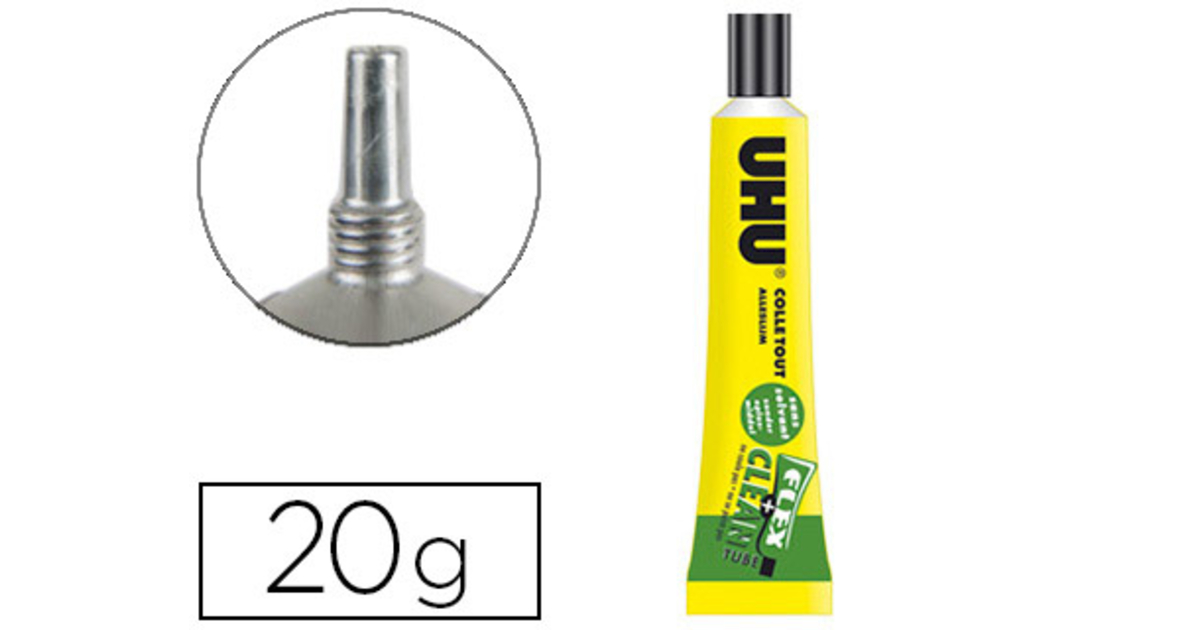 COLLE EN TUBE FLEX & CLEAN 20G SANS SOLVANT - Colles - Buroweb.fr