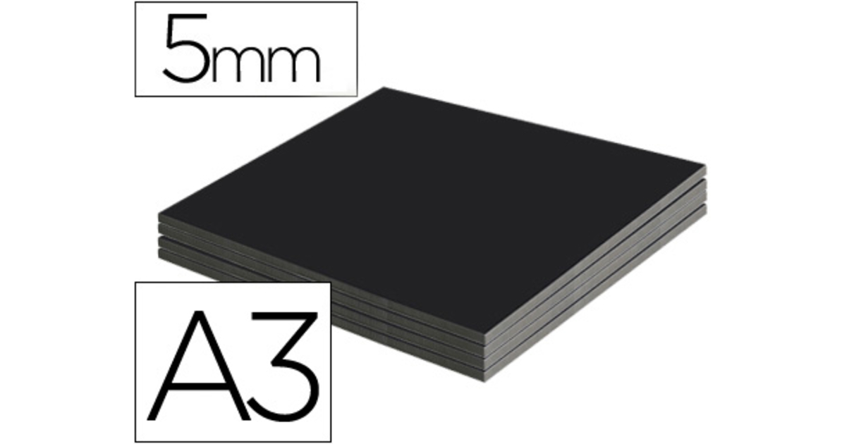 CARTON PLUME FACE NOIRE A3 - Cartons plume - Buroweb.fr