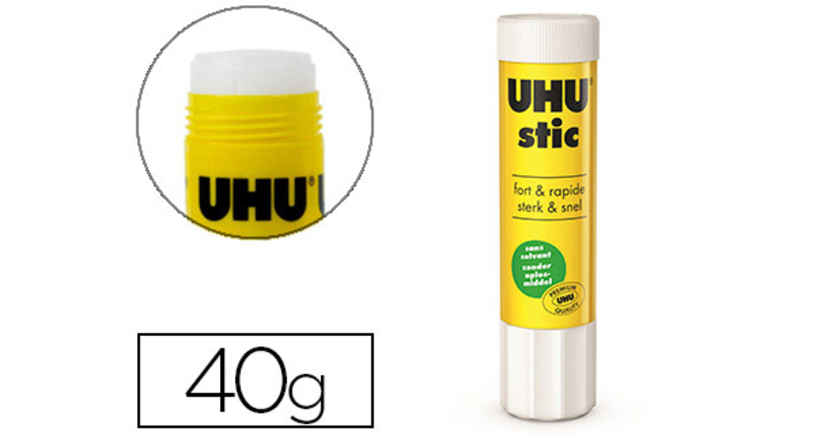 COLLE EN BÂTON UHU STIC 40G - Colles - Buroweb.fr