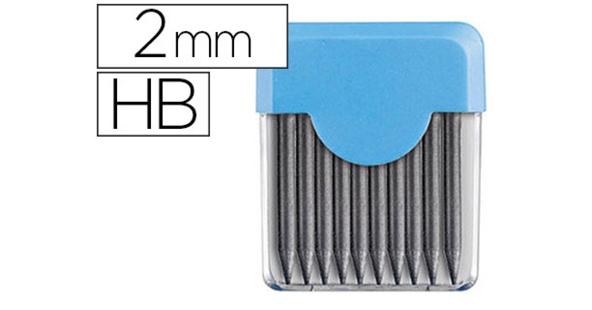 MINES HB 2MM POUR COMPAS - Compas scolaires - Buroweb.fr