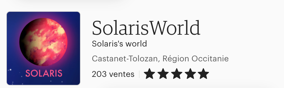 Présentation de Stef Solaris, de ses créations et du site