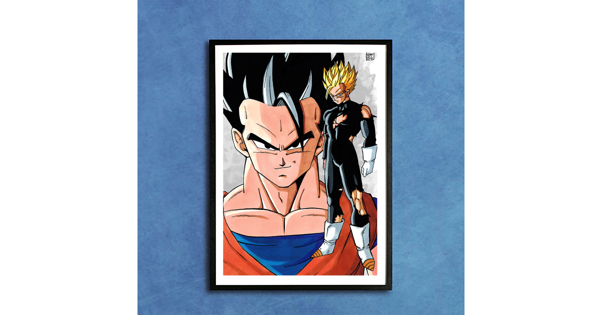 Affiche Gohan ultime Série Saiyan - les-creations-de-stef-solaris